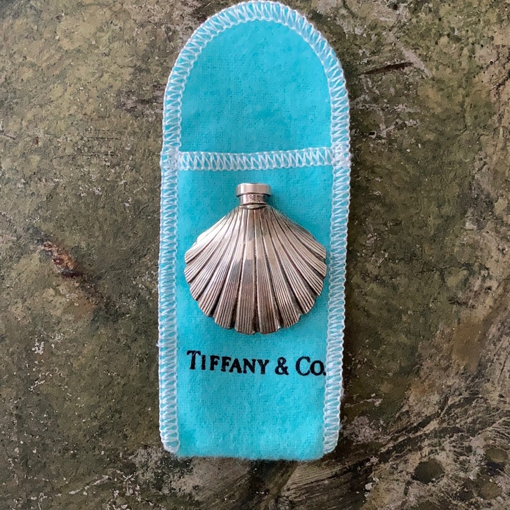 Tiffany Silver Shell Perfume Bottle - Gem